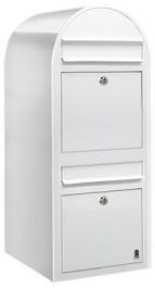 Sommerbutikken.no - Sommerbutikken AS - Postkasse Bobi Duo Hvit